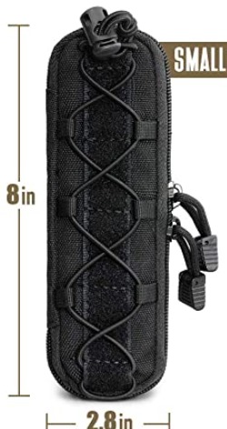 Tactical Knife Sheath Bag, Molle Flashlight Holster Pouch Utility Tool ...