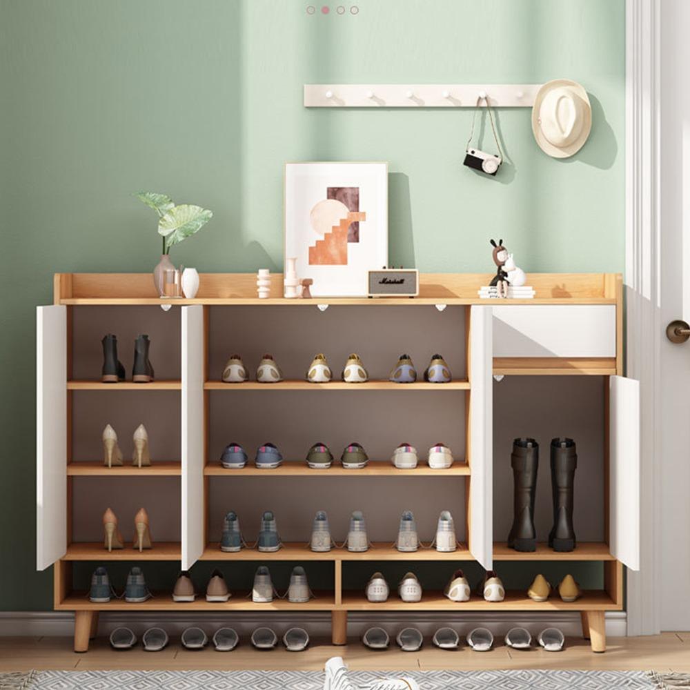 Terzo Shoe Cabinet Shoe Rack Shoe Organiser With Drawer Shelves 60cm ...