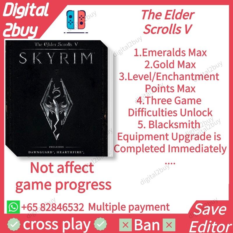 The Elder Scrolls V: Skyrim Save Editor TES5 Save Modding, Video Gaming ...