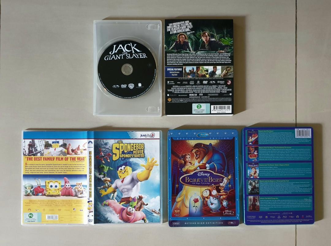 The Smurfs, Despicable Me,Jack,Giant Slayer,SoongeBob,Beauty & The ...