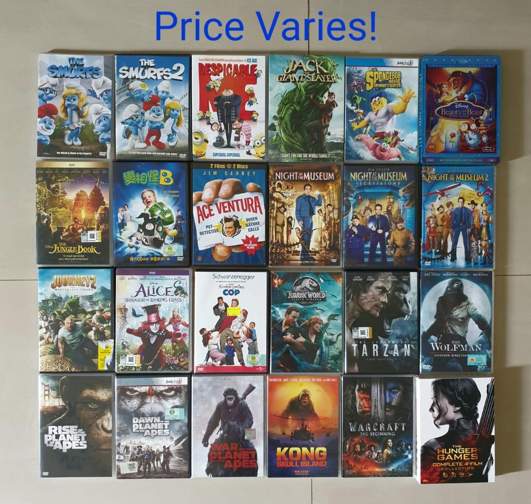 The Smurfs, Despicable Me,Jack,Giant Slayer,SoongeBob,Beauty & The ...