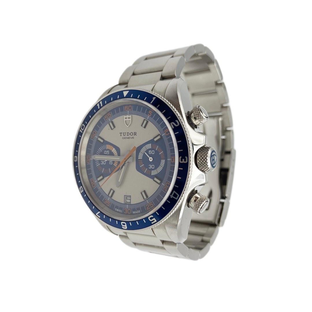 Tudor Heritage Chrono Chronograph Blue 70330 70330B, Luxury, Watches on ...