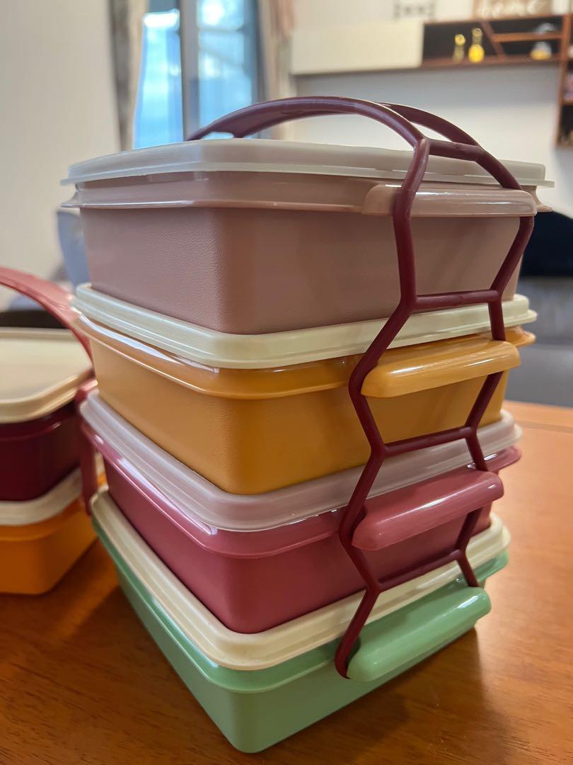 Tupperware container tiffin set, Furniture & Home Living, Kitchenware ...