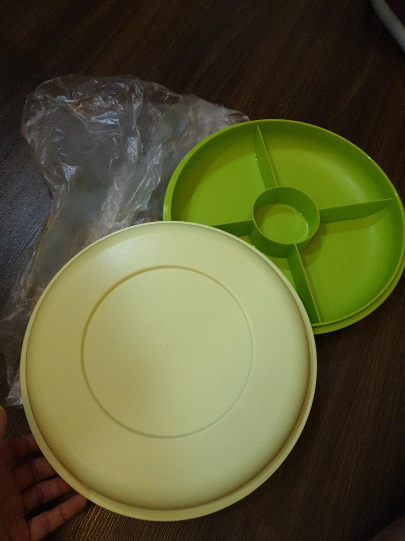 Tupperware sectional tray with cover, Furniture & Home Living, Home ...