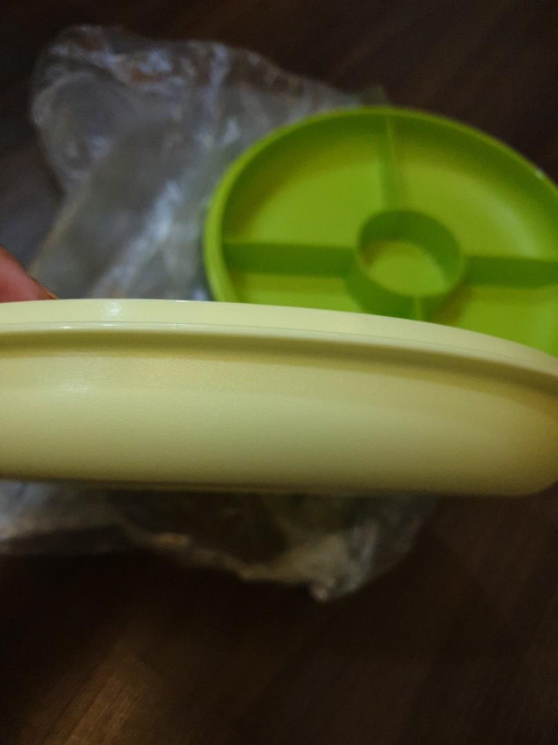 Tupperware sectional tray with cover, Furniture & Home Living, Home ...