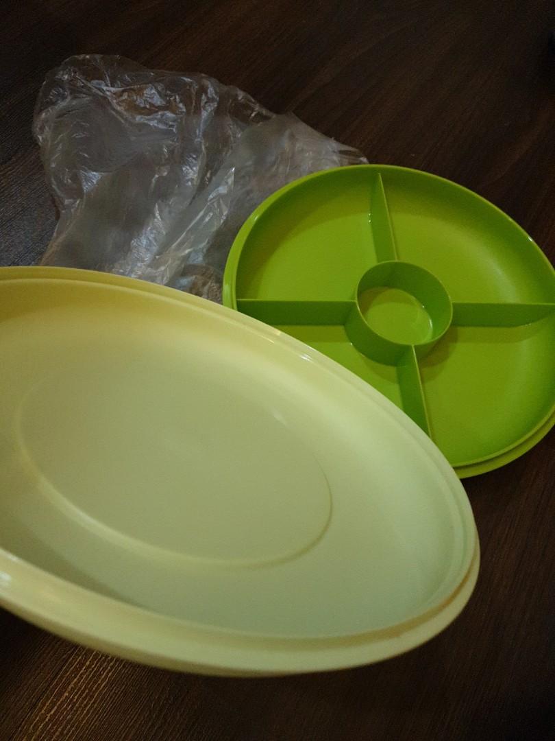 Tupperware sectional tray with cover, Furniture & Home Living, Home ...