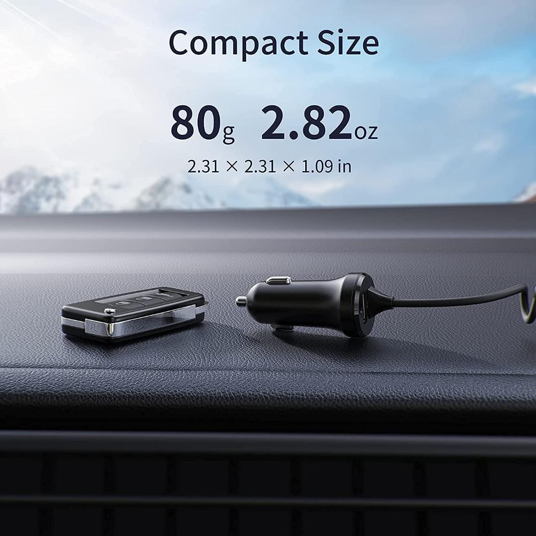 UNBREAKcable iPhone Car Charger [Apple MFI C89 Certified] 24W/4.8A ...