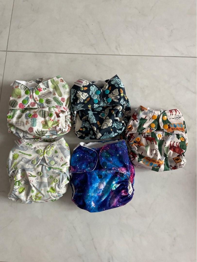 Used Blueberry Cloth Diapers, Babies & Kids, Bathing & Changing ...