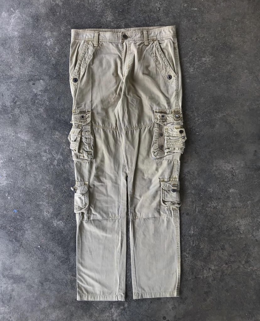 Vintage Junye Military Cargos, Men's Fashion, Bottoms, Trousers on Carousell