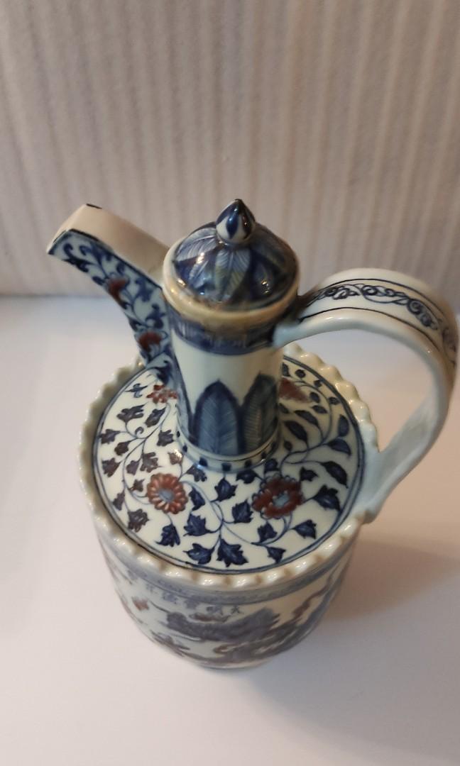 Vintage Ming Design Dragon & Phoenix Ewer, Hobbies & Toys, Memorabilia ...