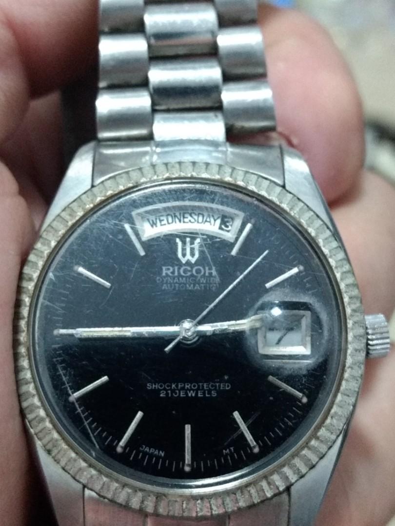 Vintage ricoh automatic watch Seiko, Men's Fashion, Watches ...