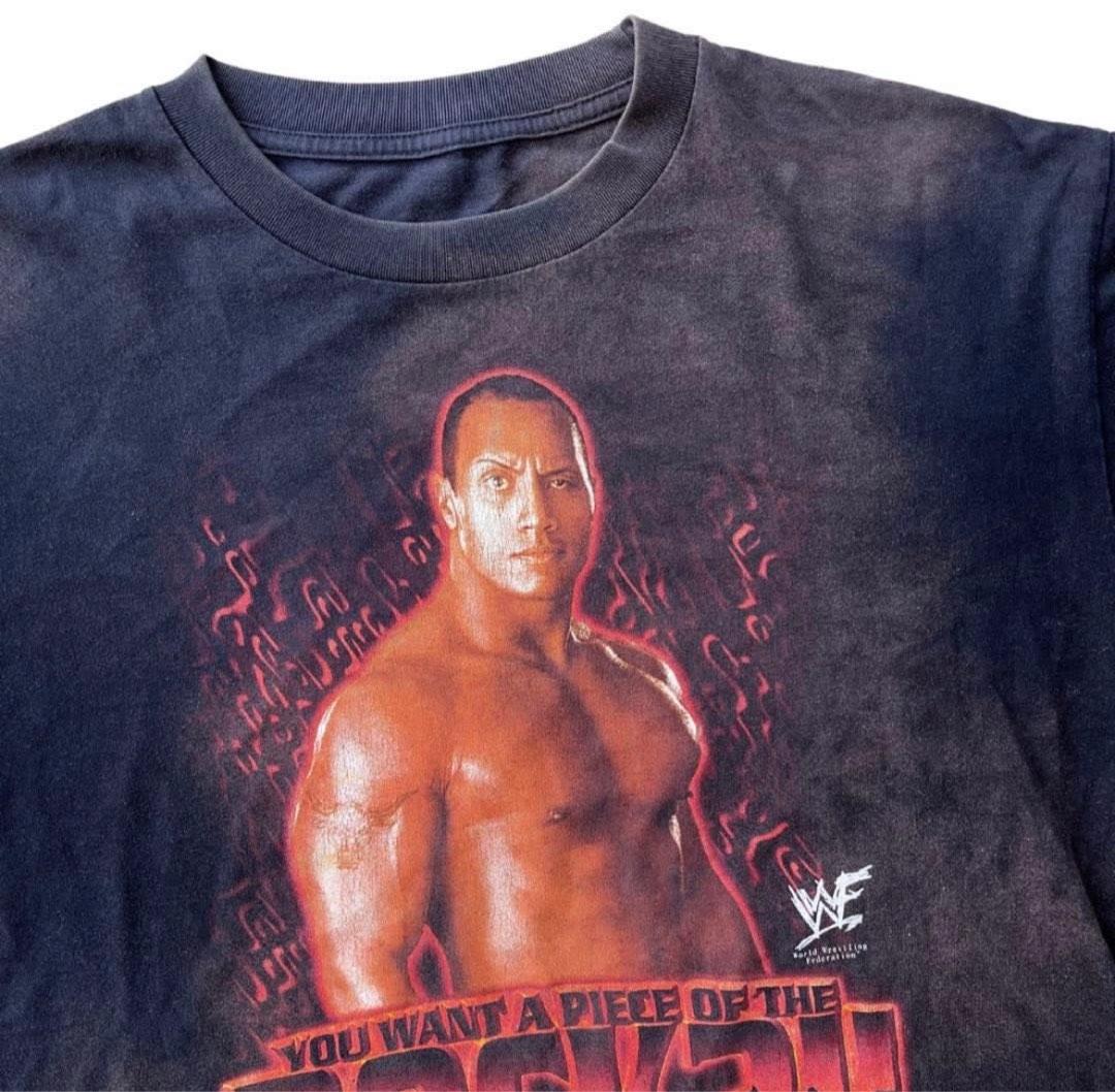 Vintage WWE The Rock Shirt, Men's Fashion, Tops & Sets, Tshirts & Polo ...