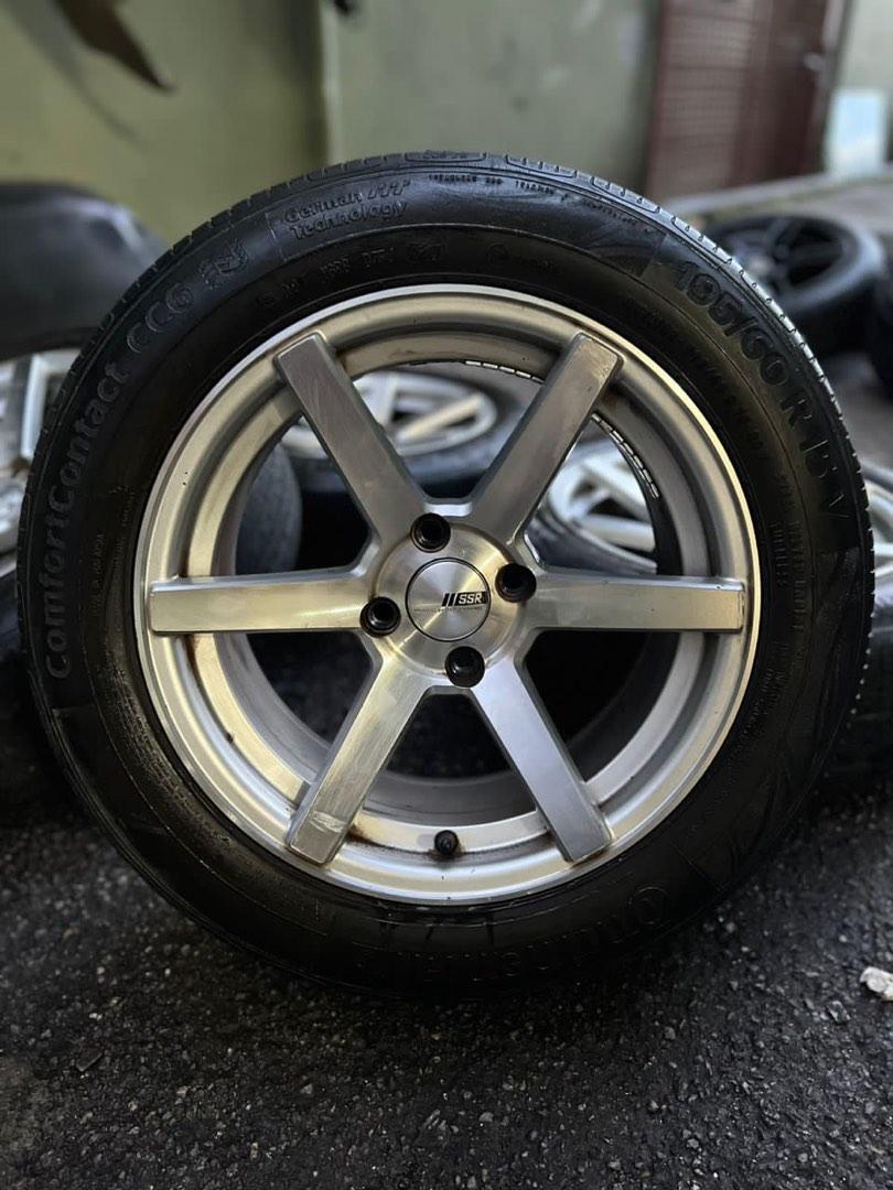Vossen 15 inch sport rim Alza tyre 70%, Auto Accessories on Carousell