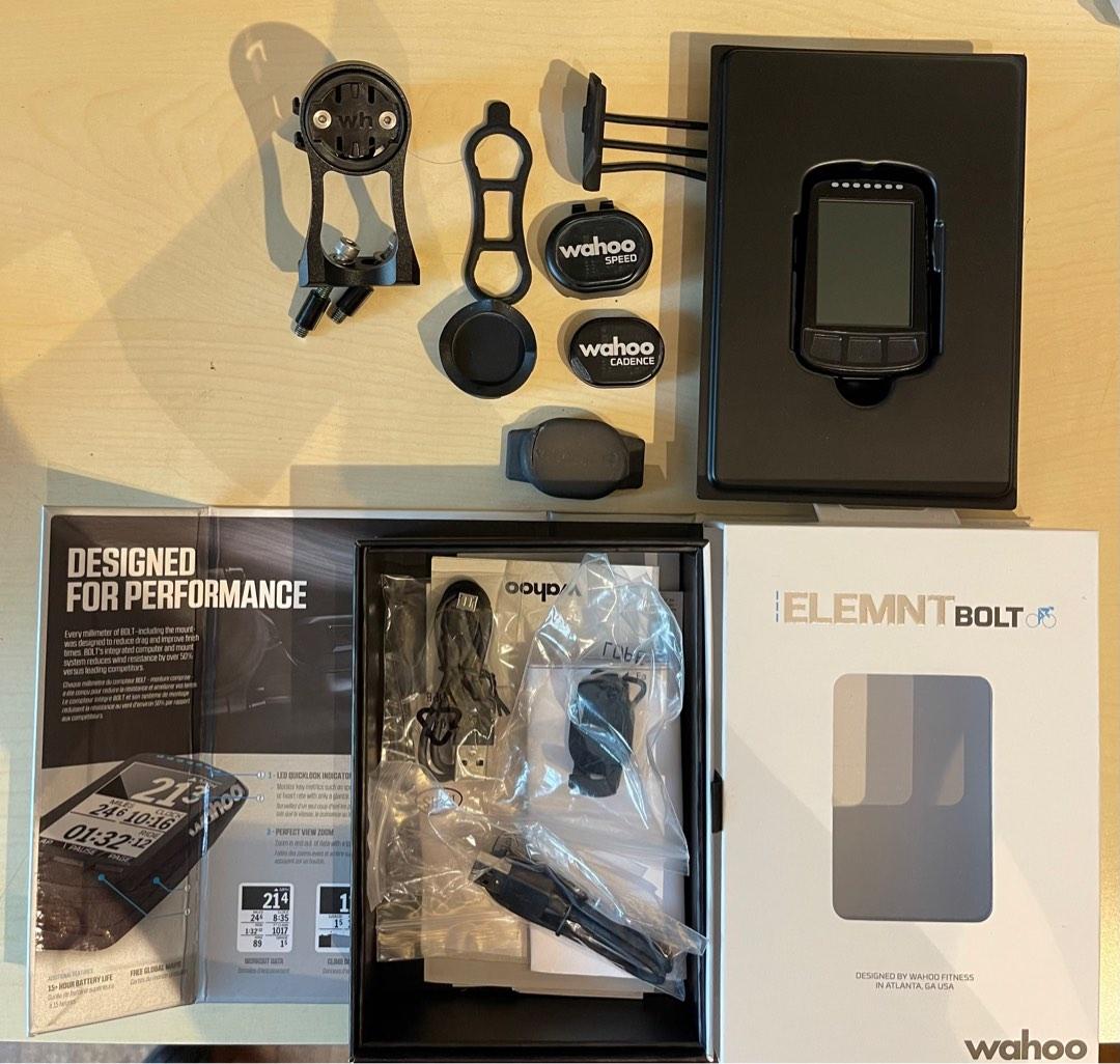 Wahoo Bolt v1 with sensors, Sports Equipment, Bicycles & Parts, Parts ...