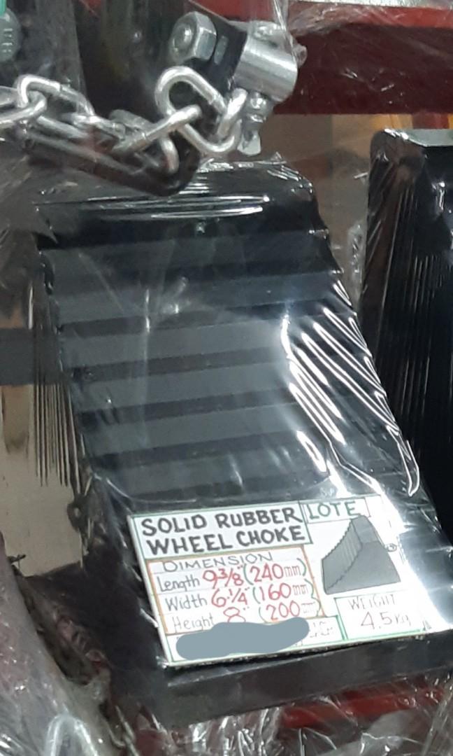 Wheel chock chocks aircraft rubber solid chuck chucks choke truck bus ...