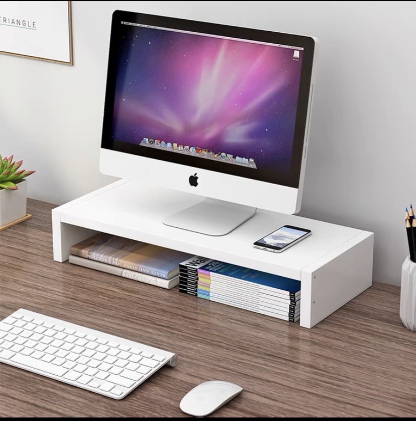 White wood laptop stand, Computers & Tech, Parts & Accessories ...