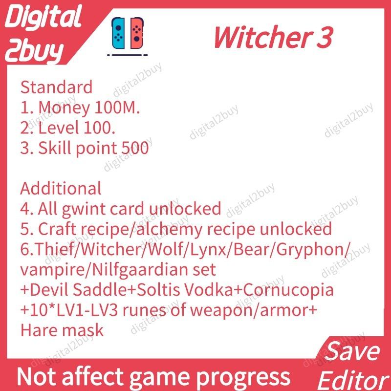 Witcher 3 Save Editor Wild Hunt Save Modding, Video Gaming, Video Games ...