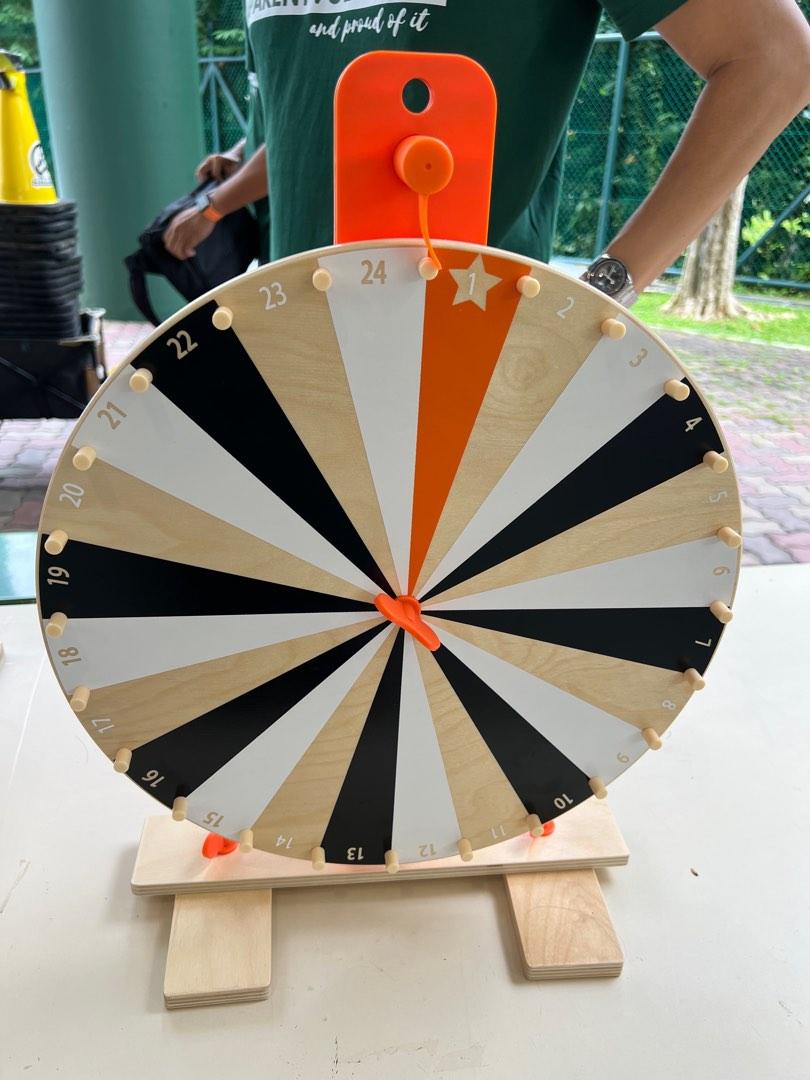 Wooden Spin the Wheel LUSTIGT from IKEA/ Wheel of Fortune, Hobbies ...