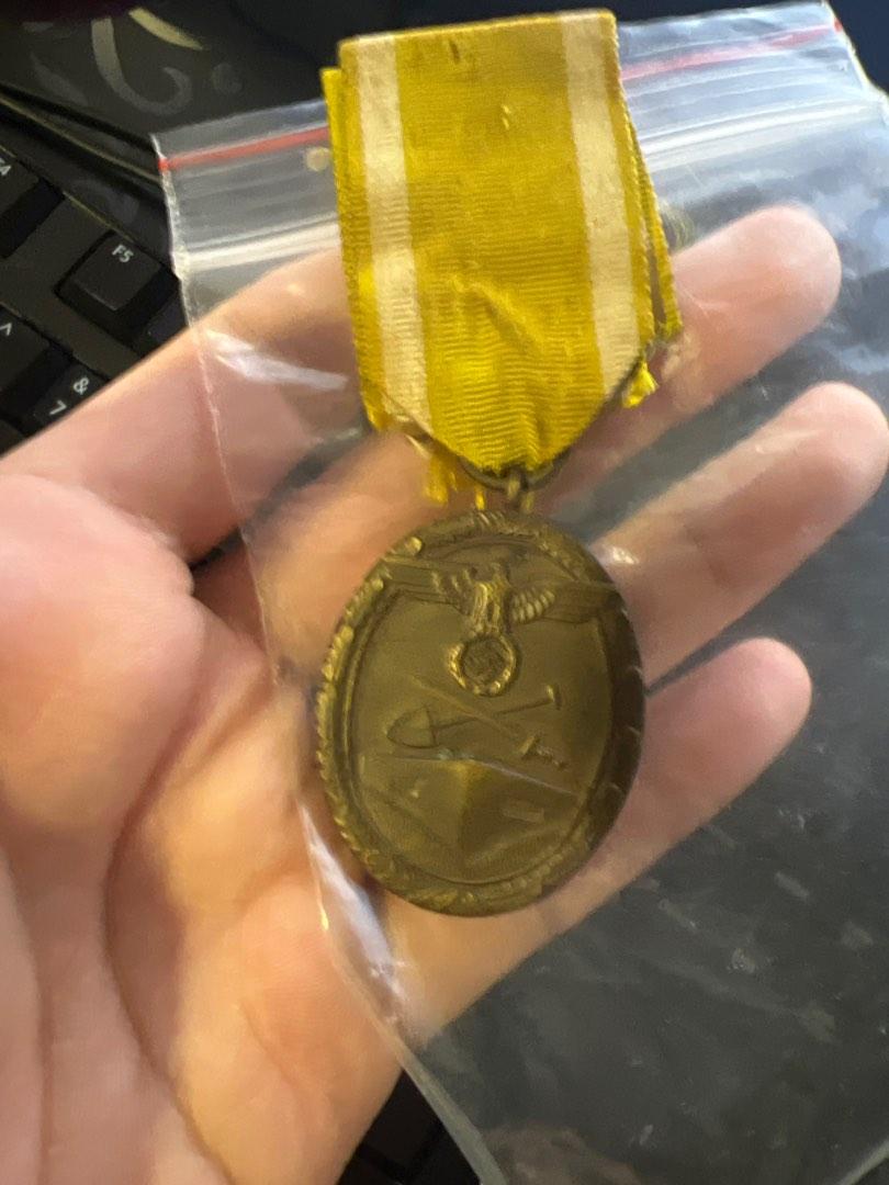 WW2 Nazi Germany Medals & Awards, West Wall Medal, Hobbies & Toys ...