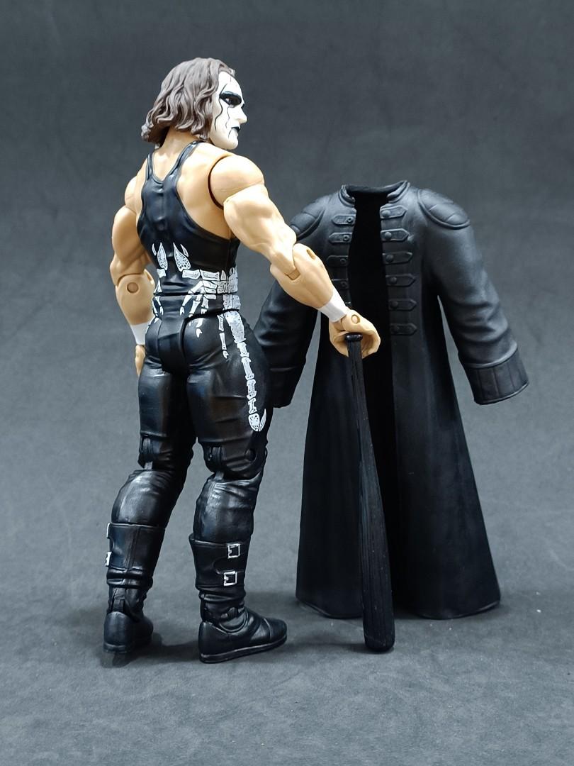 WWE Mattel Basic Crow Sting Loose Figure, Hobbies & Toys, Toys & Games ...