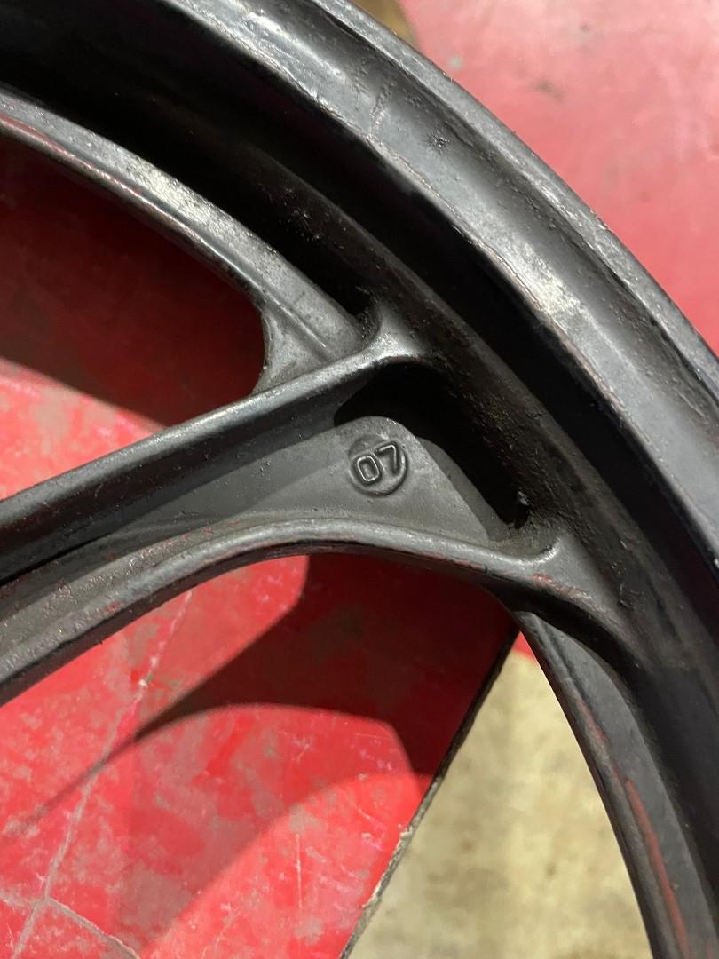 X1r Enkei2 orimoto rim, Motorcycles, Motorcycle Accessories on Carousell