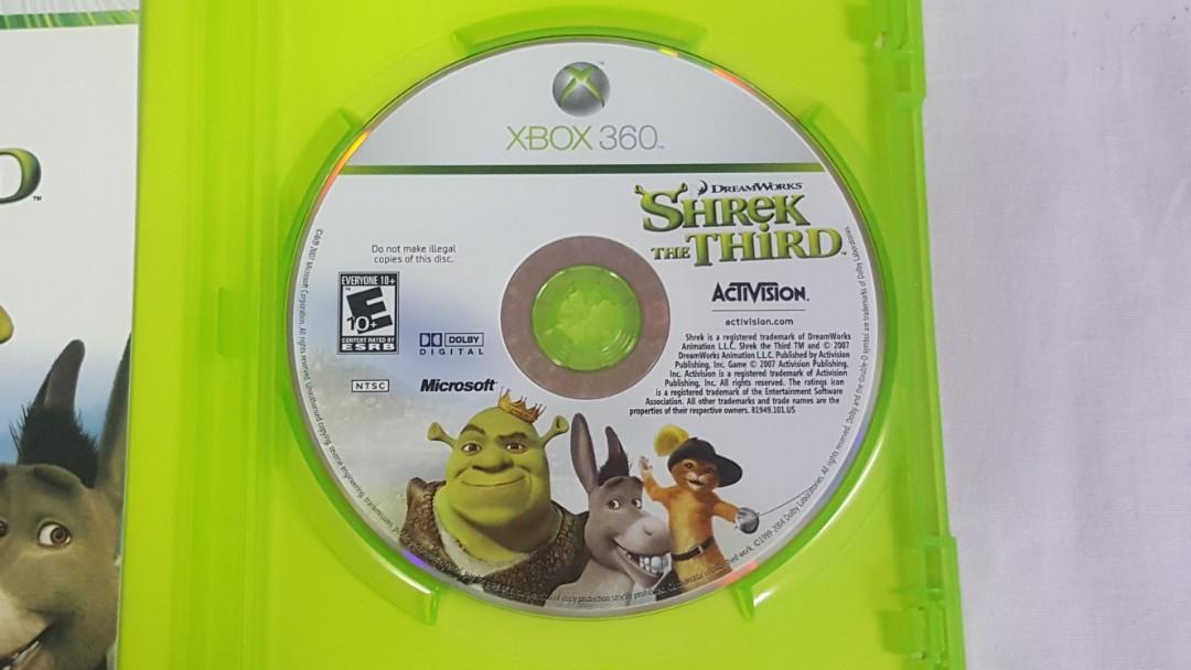 XBOX 360 Shrek The Third, Video Gaming, Video Games, Xbox on Carousell