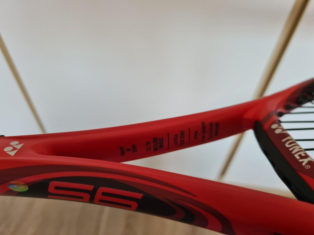 Yonex Vcore 95 (2018), Sports Equipment, Sports & Games, Racket & Ball ...