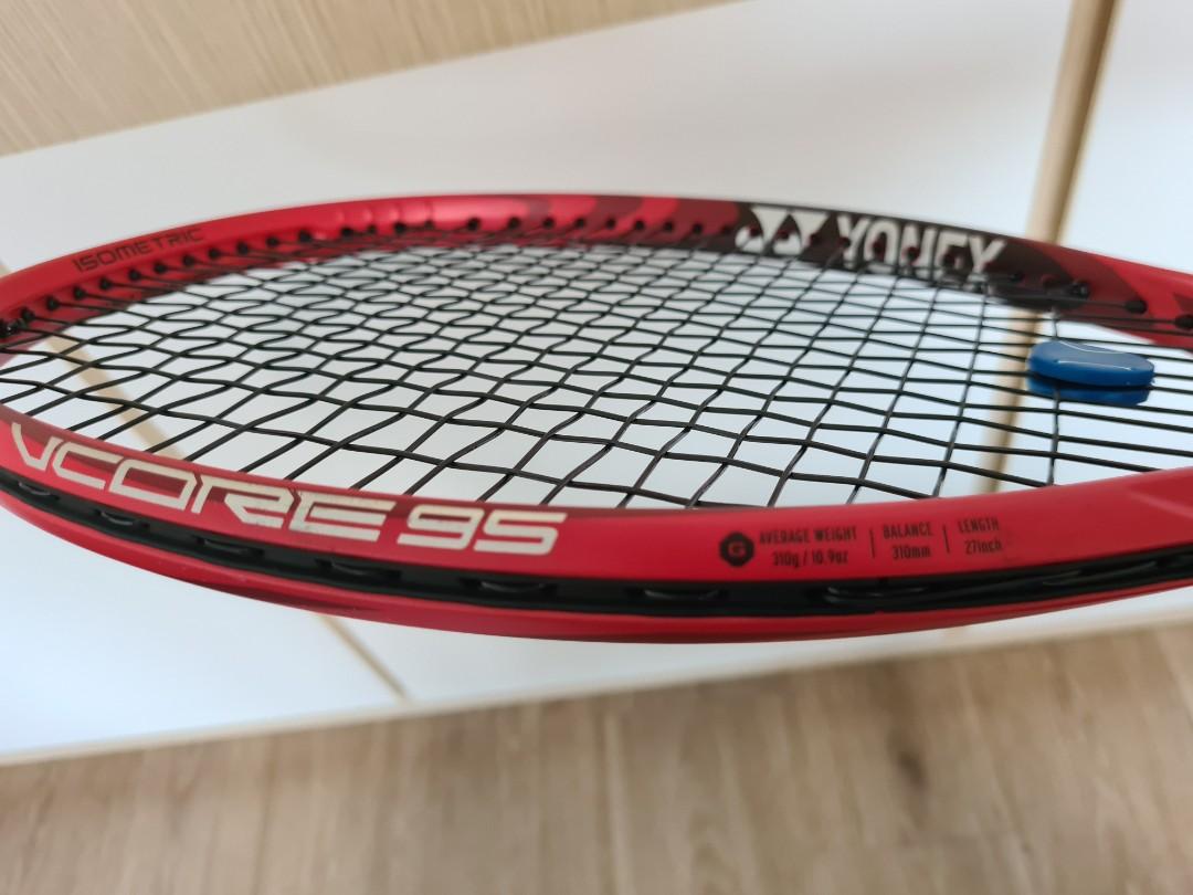 Yonex Vcore 95 (2018), Sports Equipment, Sports & Games, Racket & Ball ...