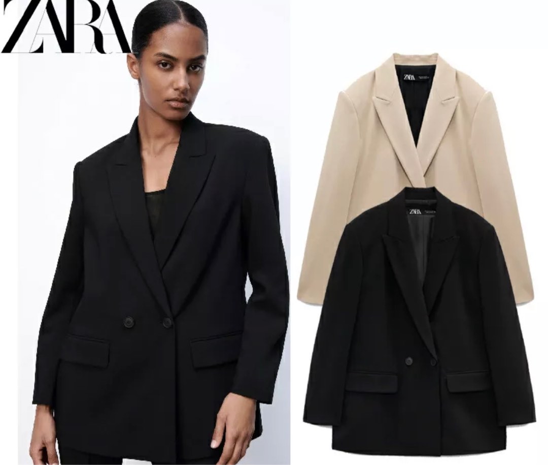 Zara blazer, Women's Fashion, Coats, Jackets and Outerwear on Carousell