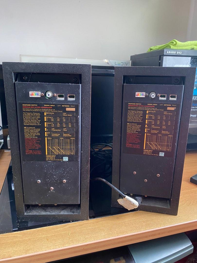 1. Meridian M30 active loudspeaker 2. Klipsch KSF 8.5 black, Range ...