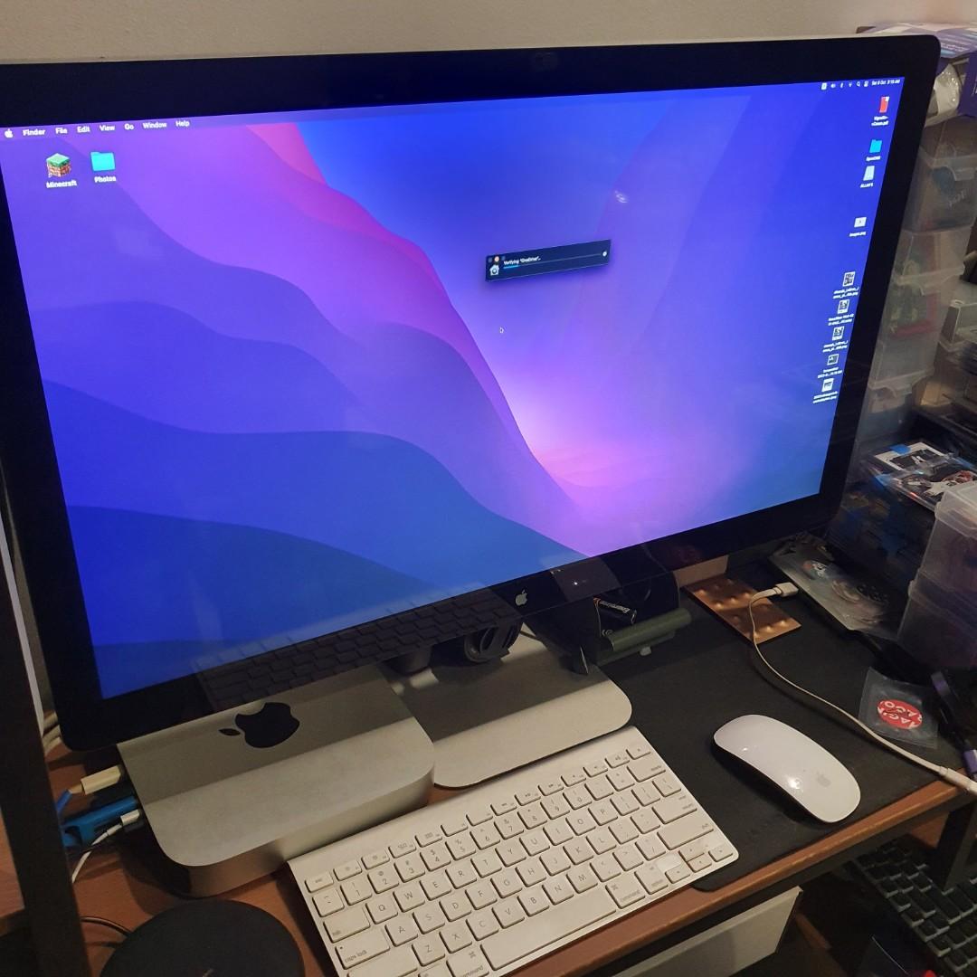 2014 Mac Mini with SSD installed with 27 inch original apple ...