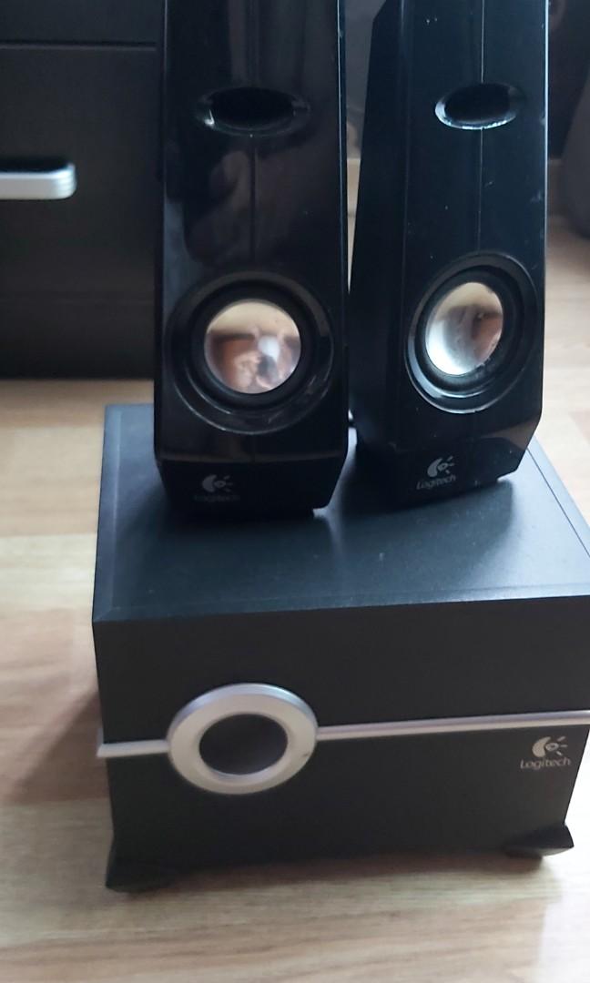 2.1 channel stereo speaker - Logitech Z103, Audio, Soundbars, Speakers ...