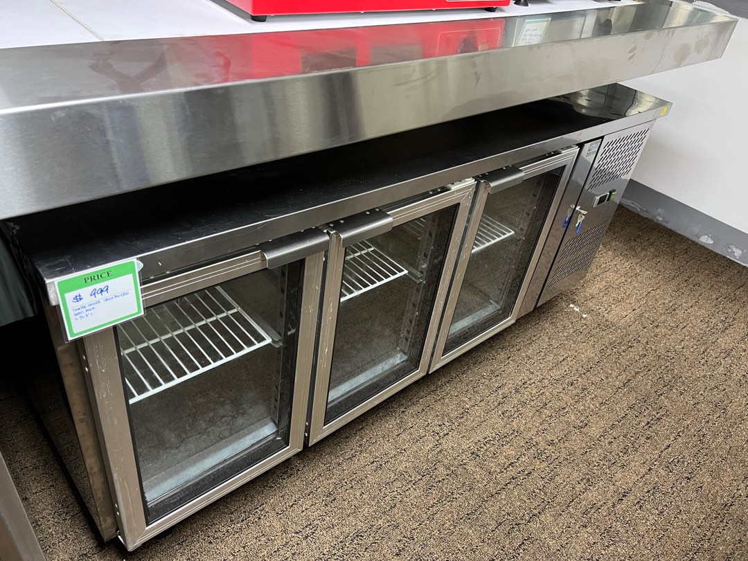 3 Glass Door Counter Chiller/Bar Chiller, TV & Home Appliances, Kitchen ...