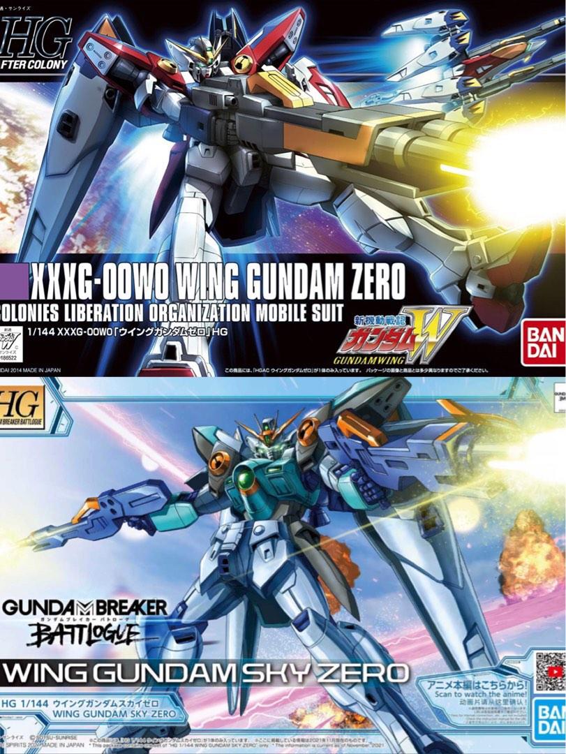5盒 全新 未砌 RG HG wing zero gundam ew sky breaker 零式 飛翼 高達 紅蟹 模型 z gok ...