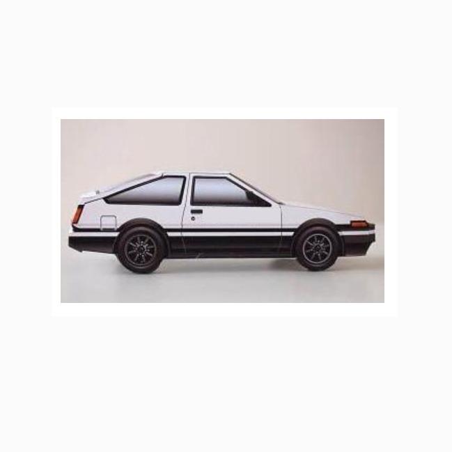 [有貨 紙模型]日本 AE86 紙模型 跑車 裝飾 擺設 (DIY需自行裁剪及拼貼) 場景 佈置 頭文字D Initial D Car ...