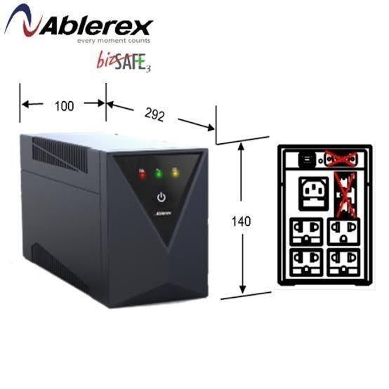 Ablerex GR650 650VA 650 1000 1200 2000 UPS w/ LED Display line - interactive, Computers & Tech ...
