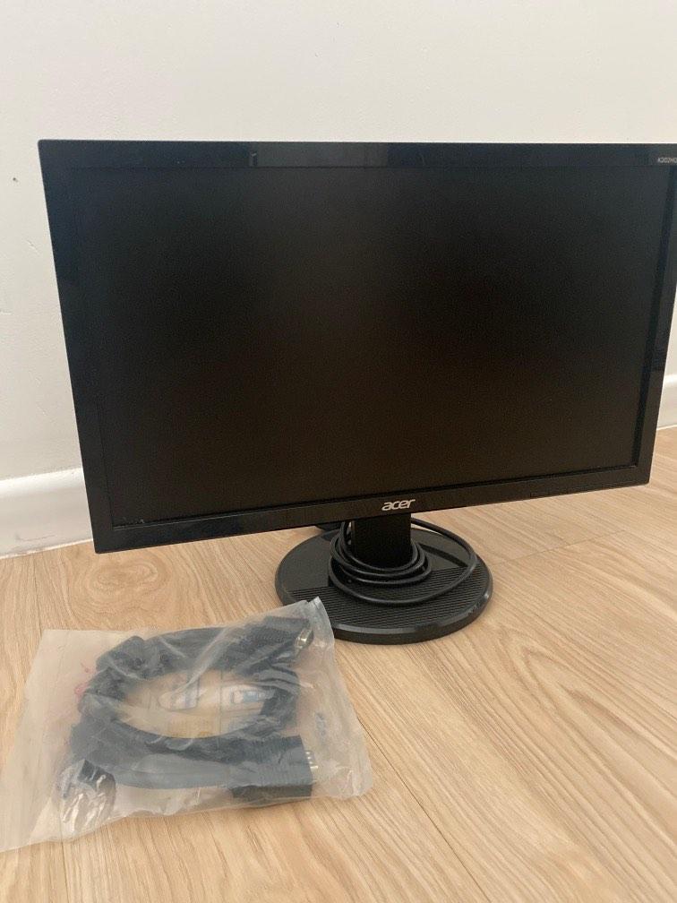 Acer monitor VGA Full HD 20", Computers & Tech, Desktops on Carousell