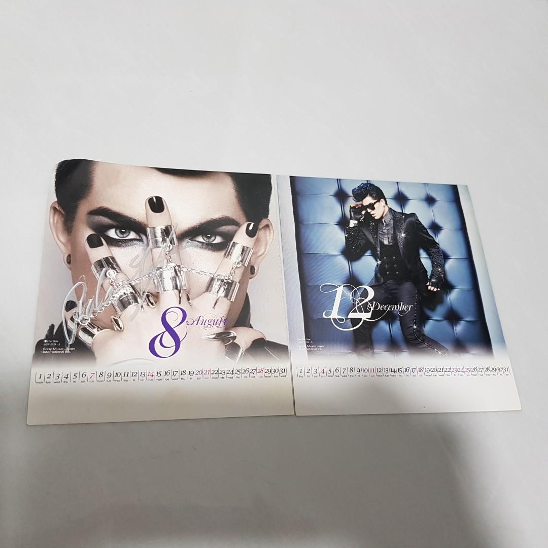 Adam Lambert CD cover personally sign by him, Everything Else on Carousell