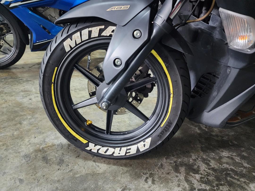 Aerox V1 / V2 RCB SP811 Sport Rim, Motorcycles, Motorcycle Accessories ...