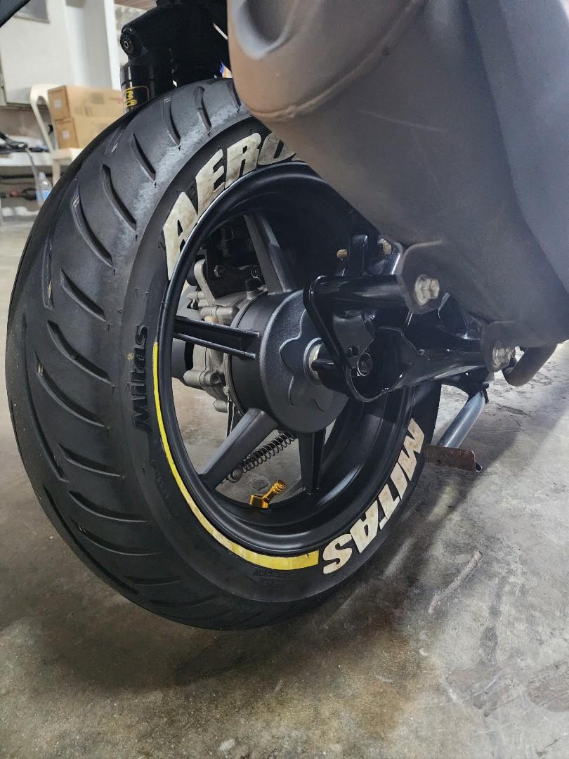 Aerox V1 / V2 RCB SP811 Sport Rim, Motorcycles, Motorcycle Accessories ...