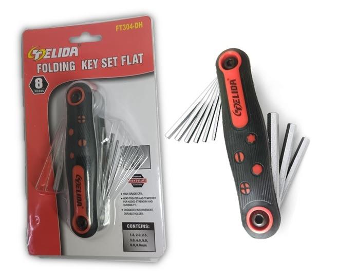 ALLEN KEY FOLDABLE 8PCS SET HEX METRIC/ L SHAPED WRENCH, Everything ...