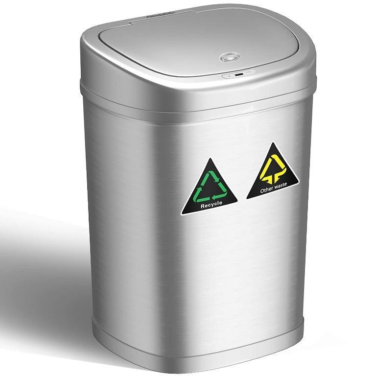 Amagabeli Automatic Sensor Bin - 11 Gallon / 42 L Recycler Kitchen Bin ...