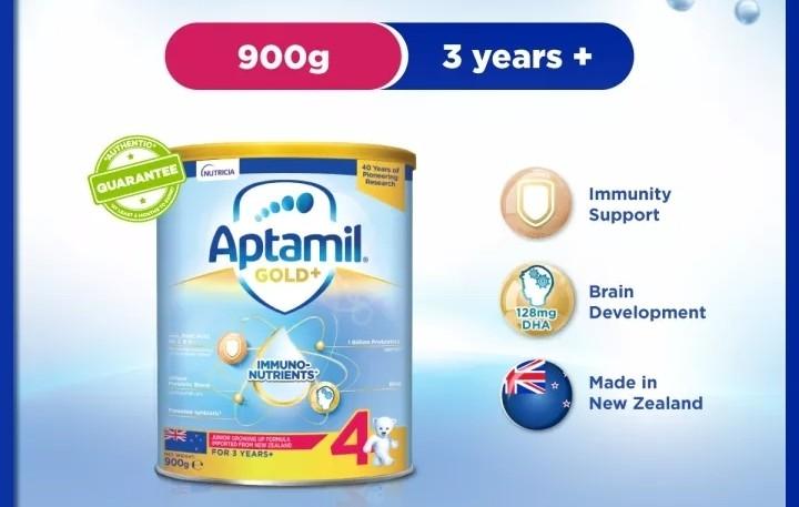 Aptamil Gold+ Formula Milk Stage 4, Babies & Kids, Nursing & Feeding ...