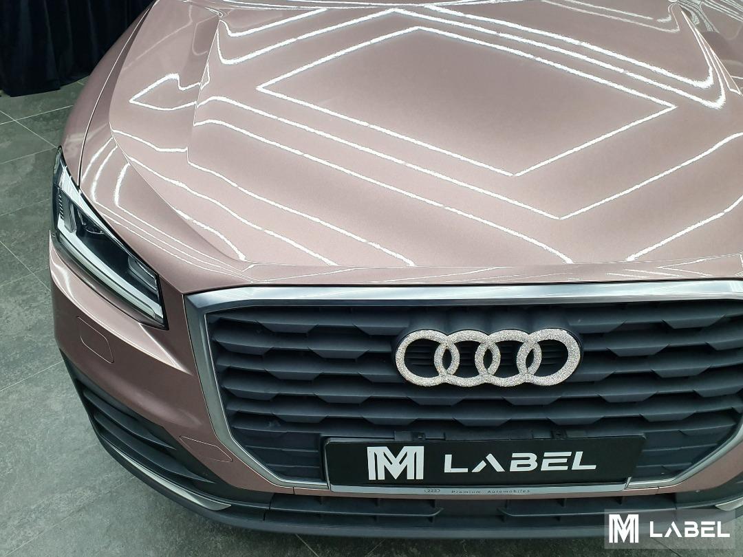 Audi Q2 Full Vinyl Wrap - Porsche Frozen Berry Metallic, Car ...