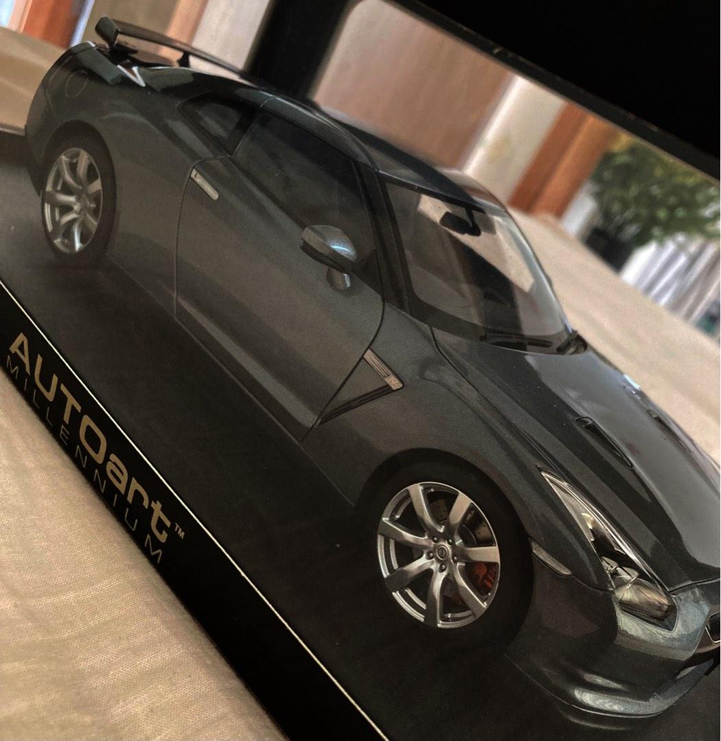 AUTOart 1:18 Nissan GTR (Dark Metal Gray), Hobbies & Toys, Toys & Games ...