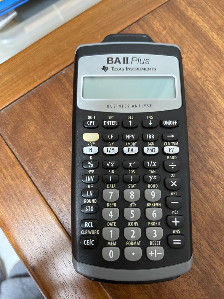 BA II Plus - hardly use, Hobbies & Toys, Stationery & Craft, Stationery ...