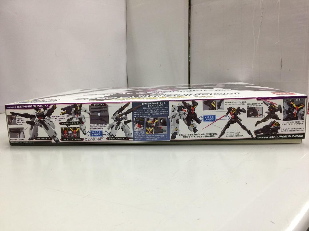 BANDAI 1/144 HG GUNDAM 00 GN-008 SERAVEE GUNDAM & GN-009 SERAPHIM ...