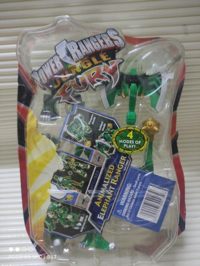 Bandai Power ranger jungle fury animalize elephant ranger, Hobbies ...