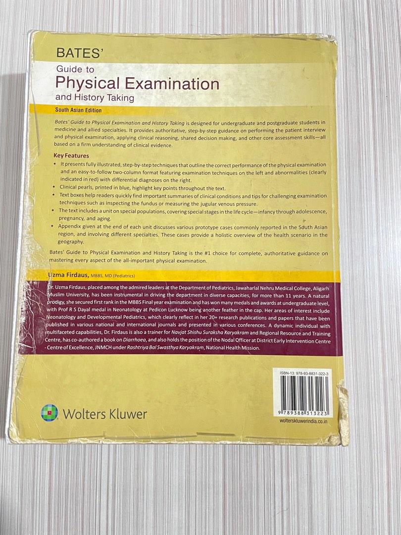 Bates physical examination south asian edition, Hobbies & Toys, Books ...
