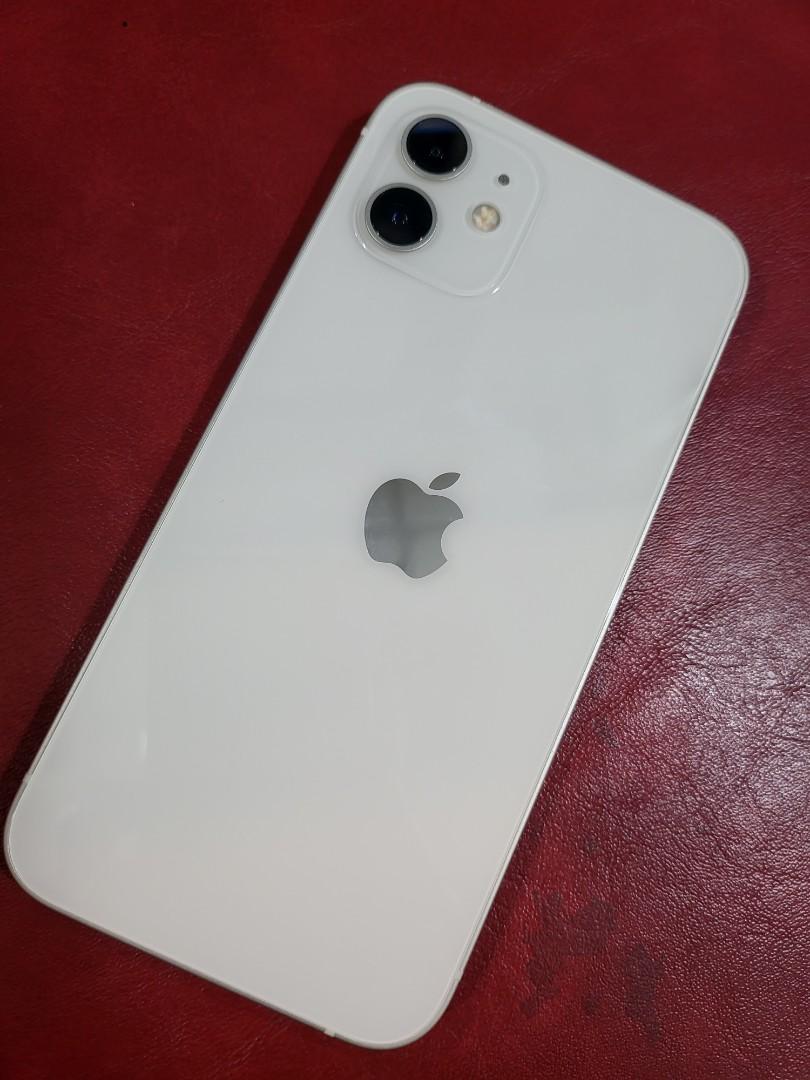 Beautiful condition clean pure white Apple iPhone 12 with 94% battery ...